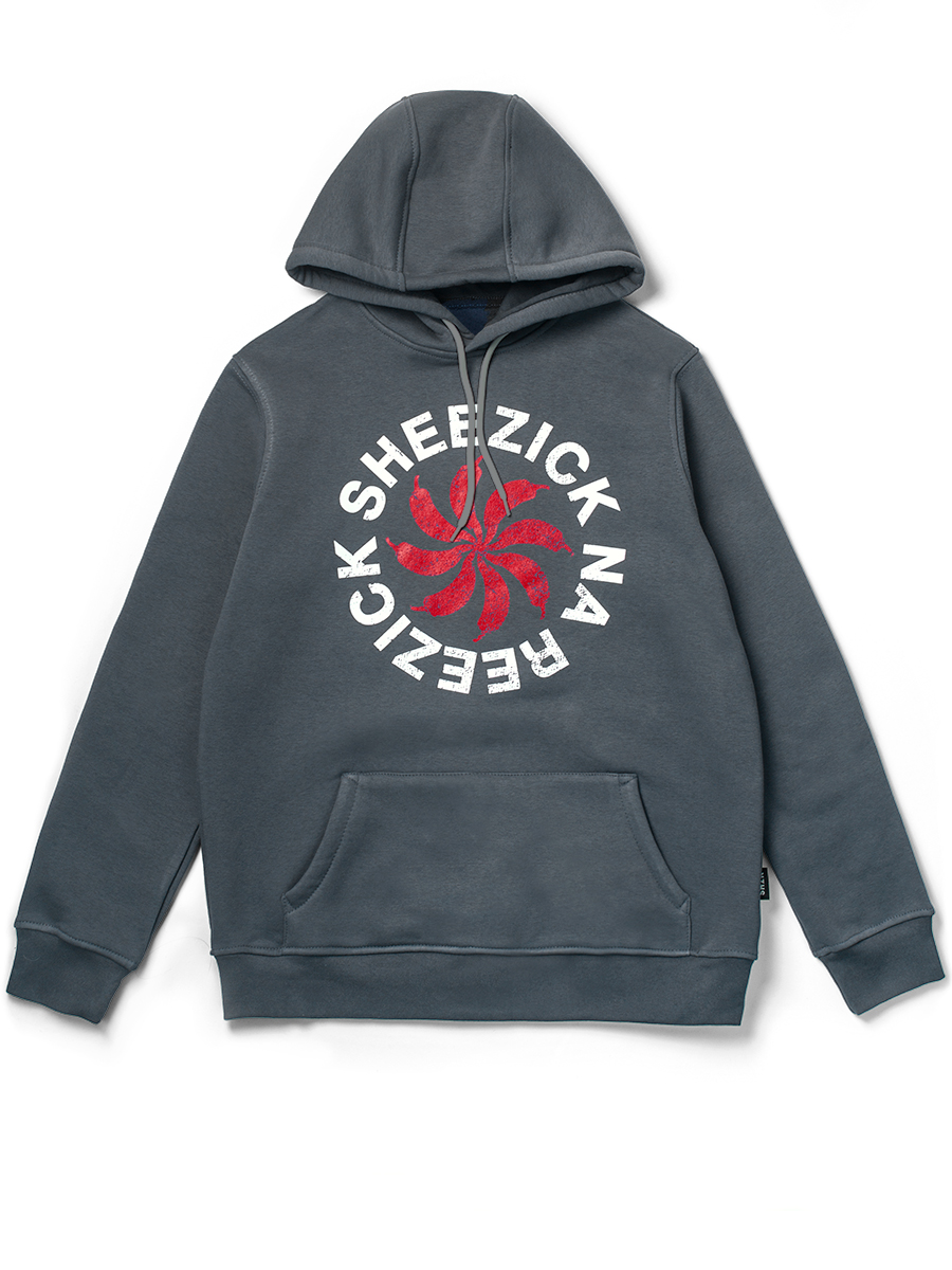Pepper Sun, grey hoodie